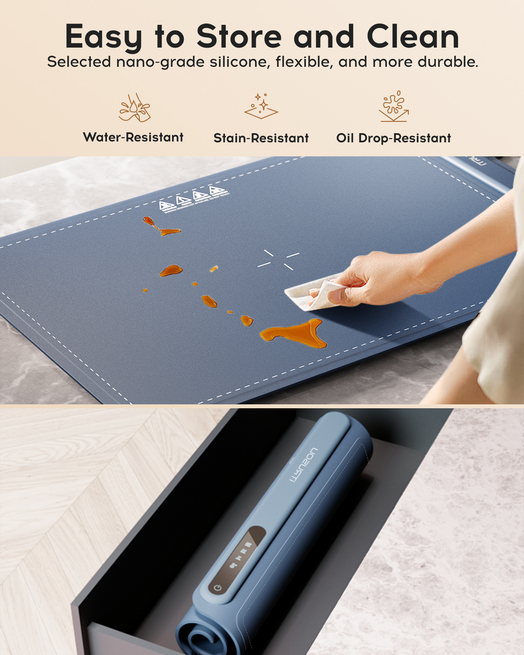 iTRUSOU BW601 Electric Warming Tray - Full Surface Heating,Rollable